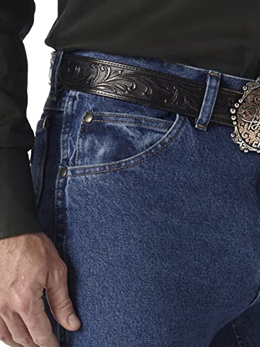 Wrangler Men's Premium Performance Cowboy Cut Slim Fit Jean, Dark Stone, 32W x 34L