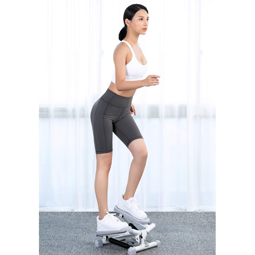 GRETD Mini Stepper Stair Stepper Exercise Equipment with Resistance Bands and Twisting Action