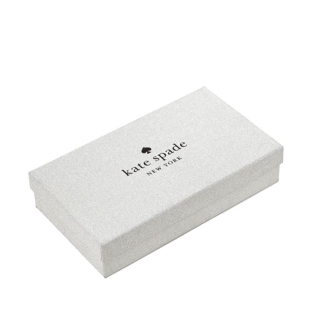 Kate Spade Wallet for Women Tinsel Boxed Large Slim Card Holder in Glitter, black, Large Wallet card holder