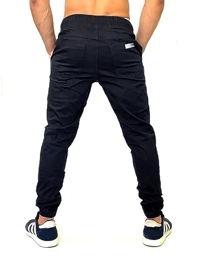 Metunpo Men's Jogging Pants Hiking Sweat Pants Fitness Drawstring Casual Sweat Pants (as1, Alpha, l, Regular, Regular, A-Black)