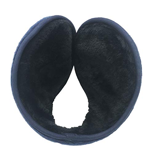 HBlorecer Ear Warmers/Earmuffs 2 pcs Soft Plush Fleece Outdoor Ear Covers Cold Winter Ear Muffs for Men & Women