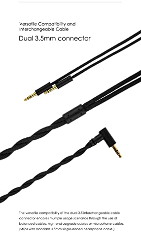 Moondrop Void 50mm High-Performance Dynamic Driver Dual 3.5mm Connector Composite Diaphragm Open-Back Monitor Headphone