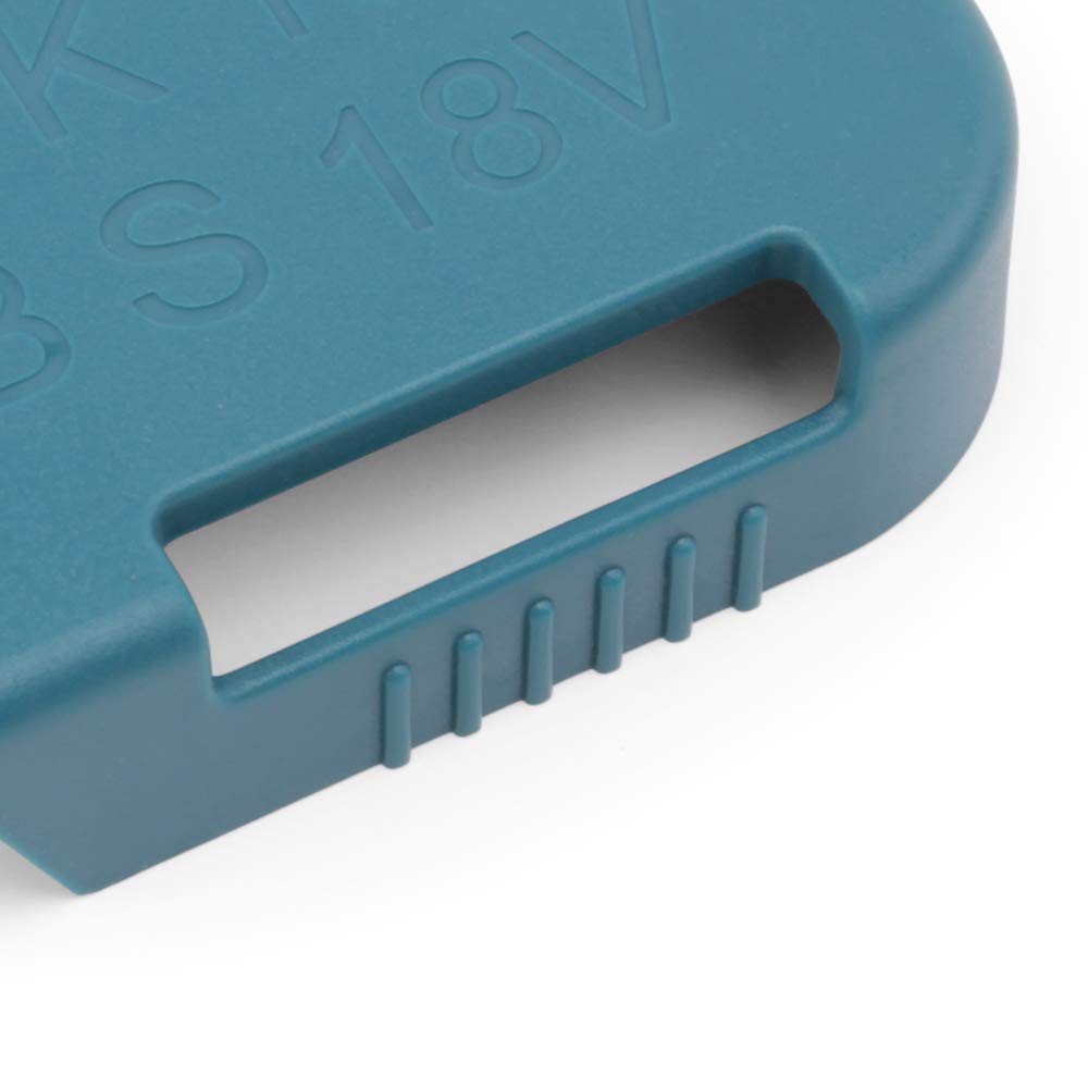 Ecarke 10 pcs ABS Battery Mounts for Makida&Bosch 14.4/18V Battery and Machine Storage Holder Shelf Rack Stand Slots Battery(Blue)