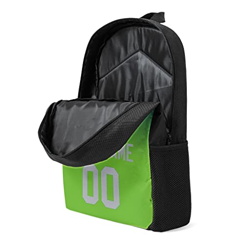 Seattle Custom Backpack High Capacity,Laptop Bag Travel Bag,Add Personalized Name And Number,Gifts For Football Fans