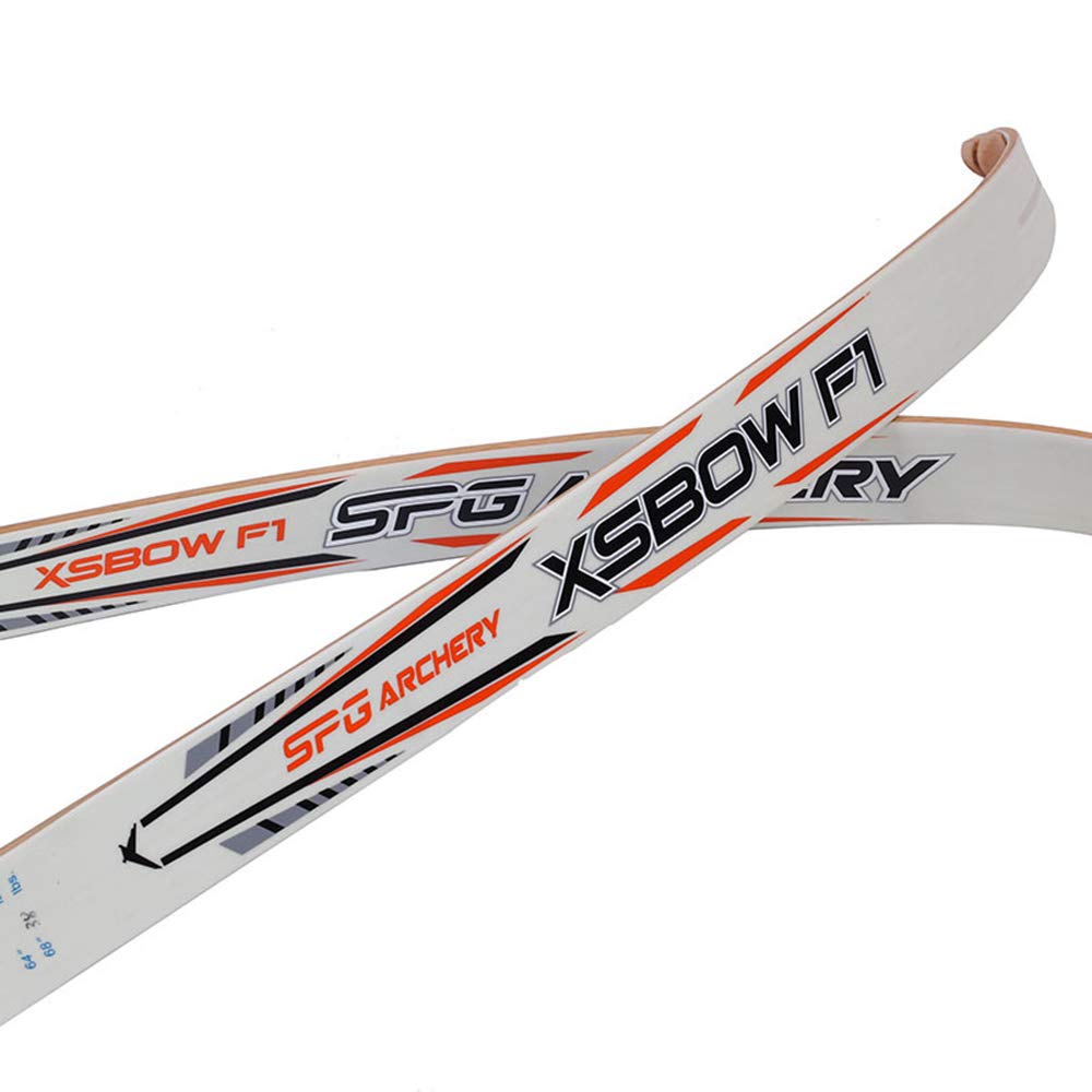 GOFEI 68'' Competitive Recurve Bow, 16-38Lb Portable Detachable Split Solid Wood Archery Bow for Adult Archer Training Beginners Outdoor