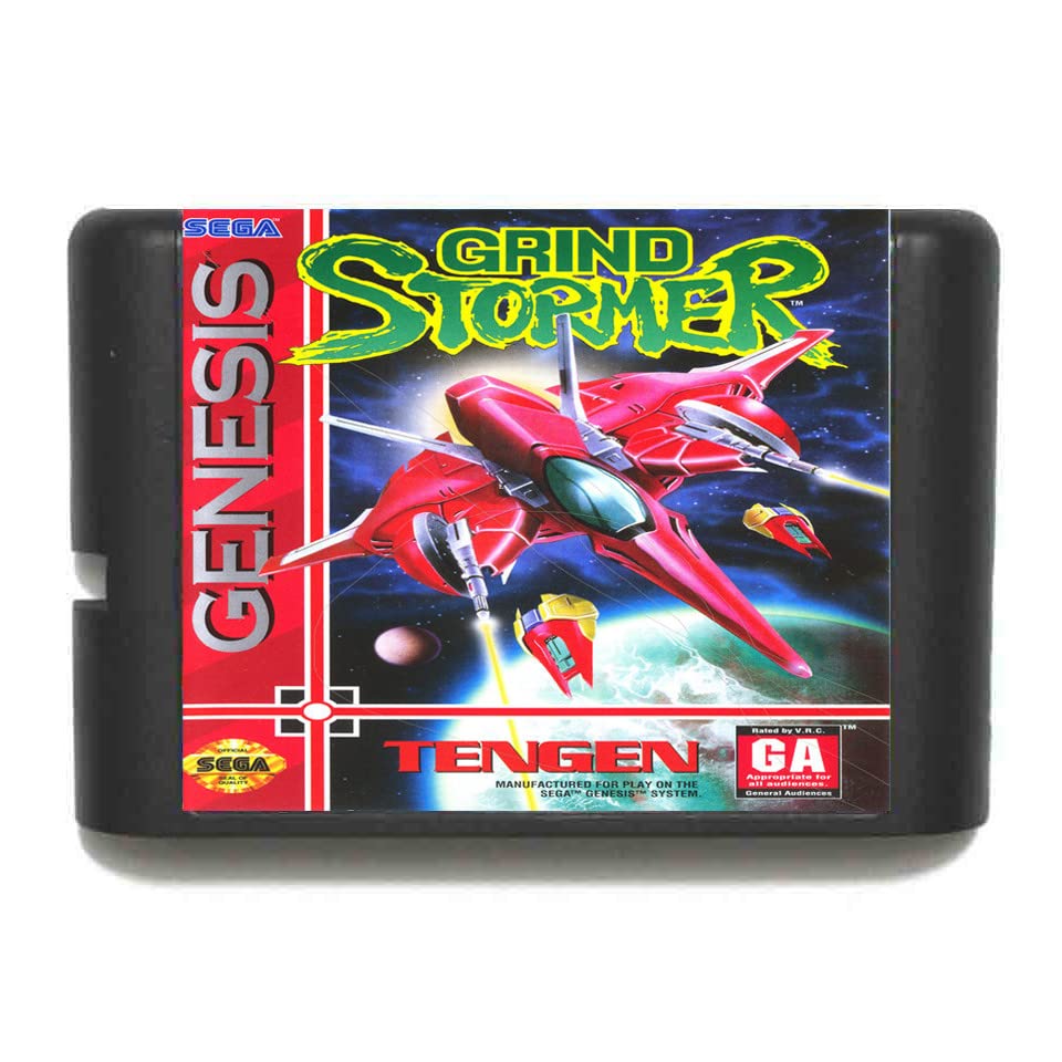 Grind Stormer 16 Bit MD Game Card For Sega Mega Drive For Genesis (Black)