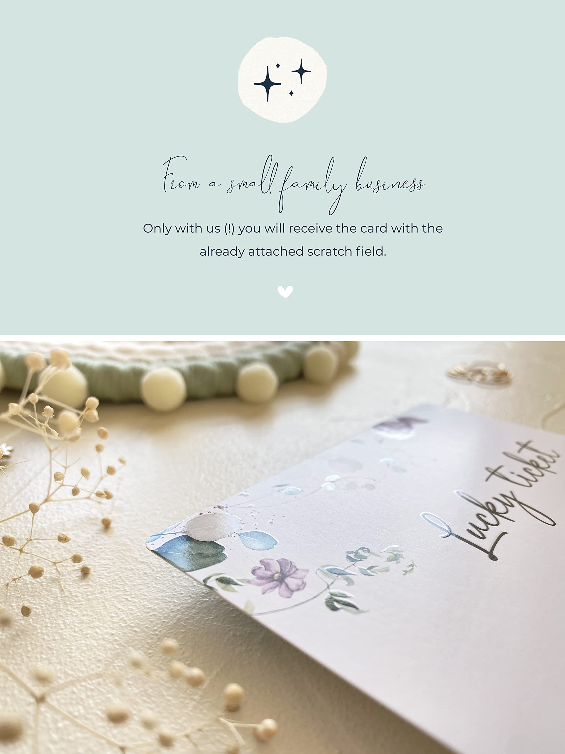 Joli Coon Pregnancy announcement scratch card - You are going to be an aunt - Baby announcement with envelope - Eucalyptus