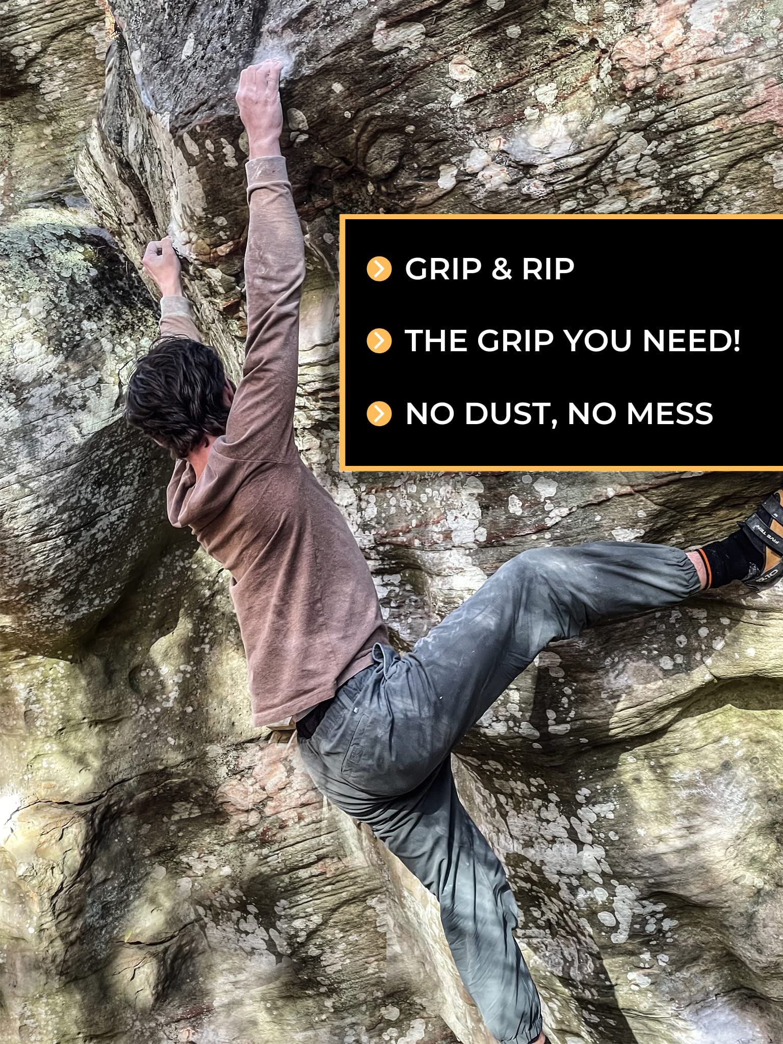 Grip and Rip | Liquid Chalk | 50-250 mL Bottles | Used for Weight Lifting, Rock Climbing, Gymnastics, Plus | Athletic Chalk (100 mL)