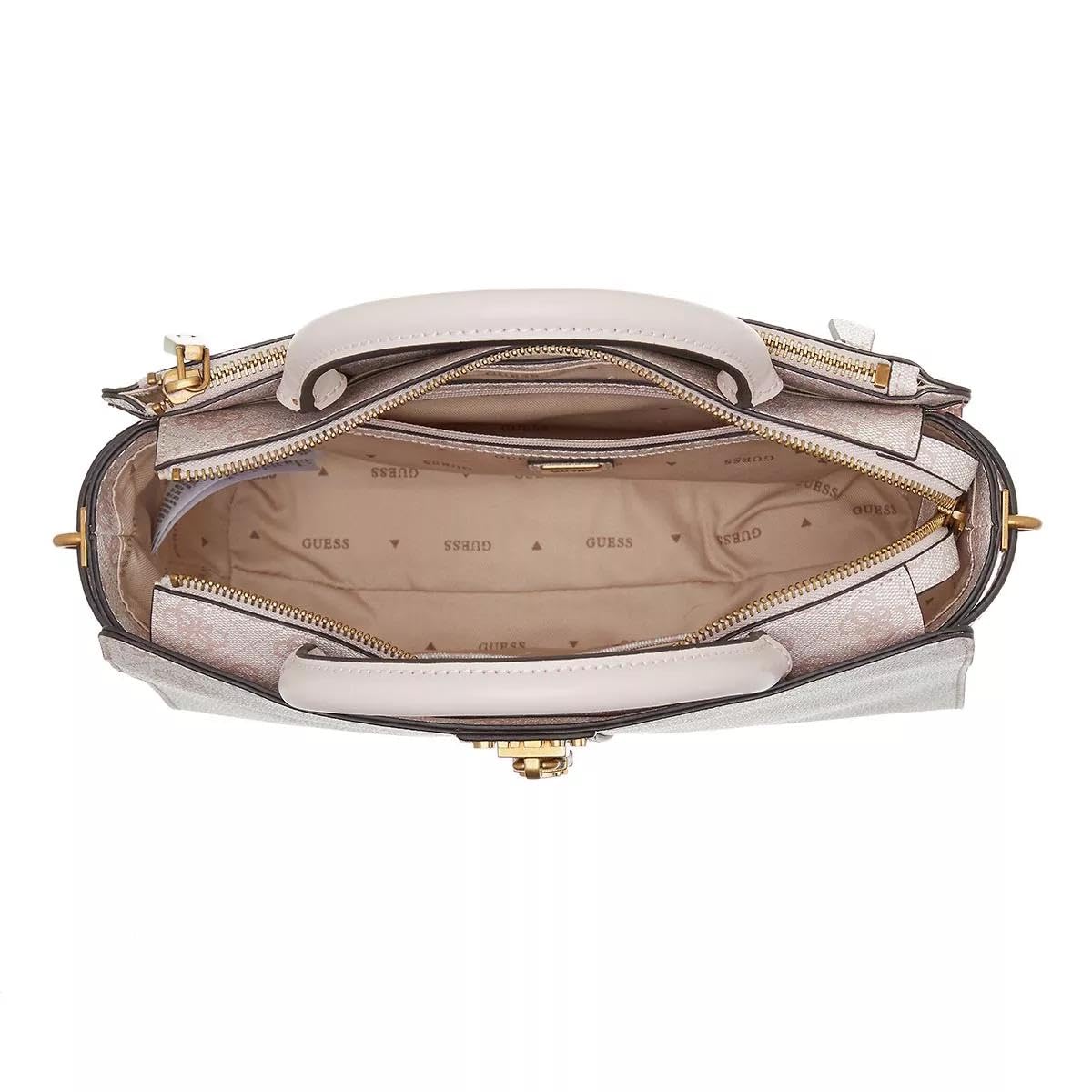GUESS Ginevra Elite Society Satchel, Blush Logo
