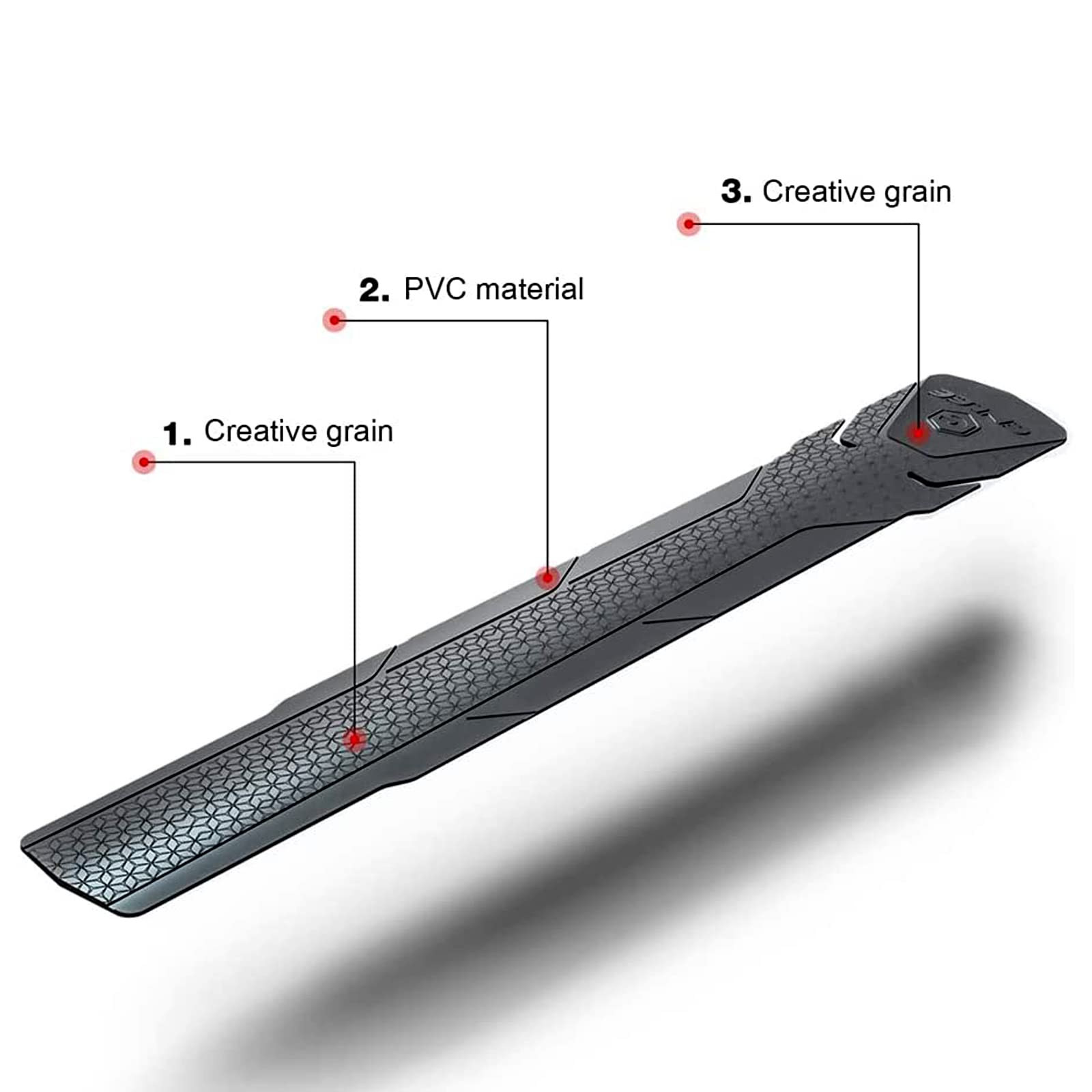 HAHOME ENLEE Mountain Bike Down Tube Frame Protector, MTB Bicycle Frame Guard - Protect The Bike from Collision and Scratch (Black)