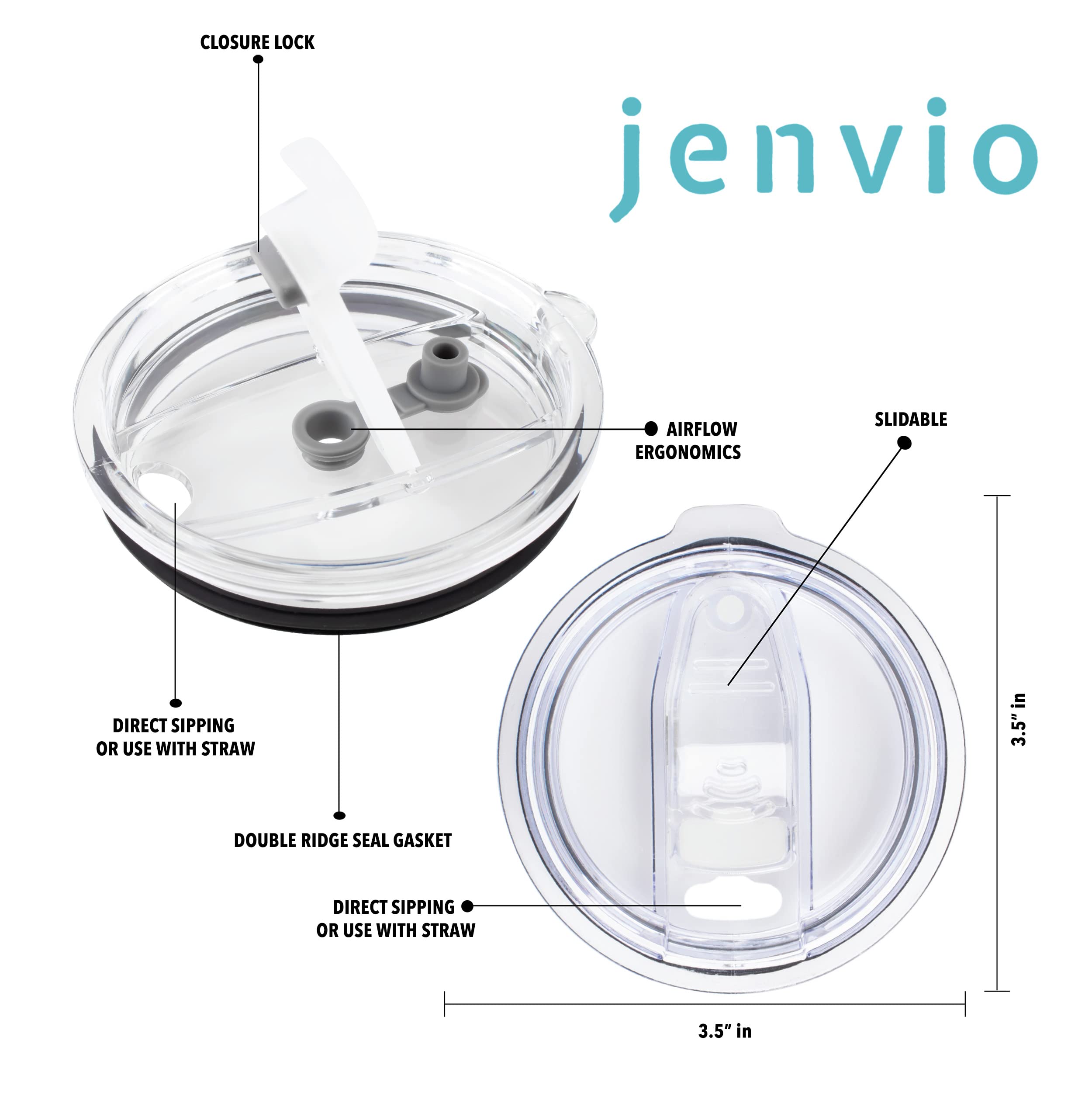 JENVIO Thin Blue Line Police Tumbler | Stainless Steel Travel Mug Including 2 Lids 2 Straws Gift Box for Coffee Cup | Correctional for Him | Cops Officer Valentine's Day Gift