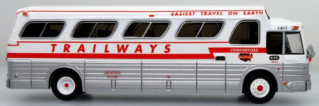 GM PD4107-Buffalo Coach Trailways 1:87-HO Scale Iconic Replicas New in The Box