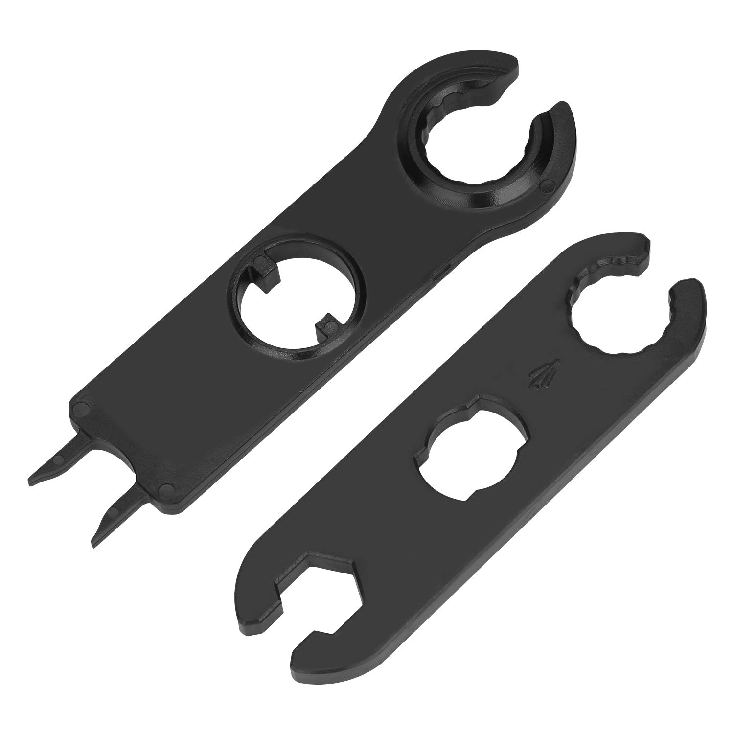 Generies Solar Spanners Wrench, Solar Panel Connector Disconnecting Tool for Solar Panel Cable PV System Wire and Connectors Assembly 1 Pair Black