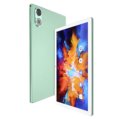 lonuo HD 10.1 Inch Tablet, 4G LTE Phone Tablet 2.4G 5G WiFi Type C Charging HiFi Speakers for Home for Learning (Green)