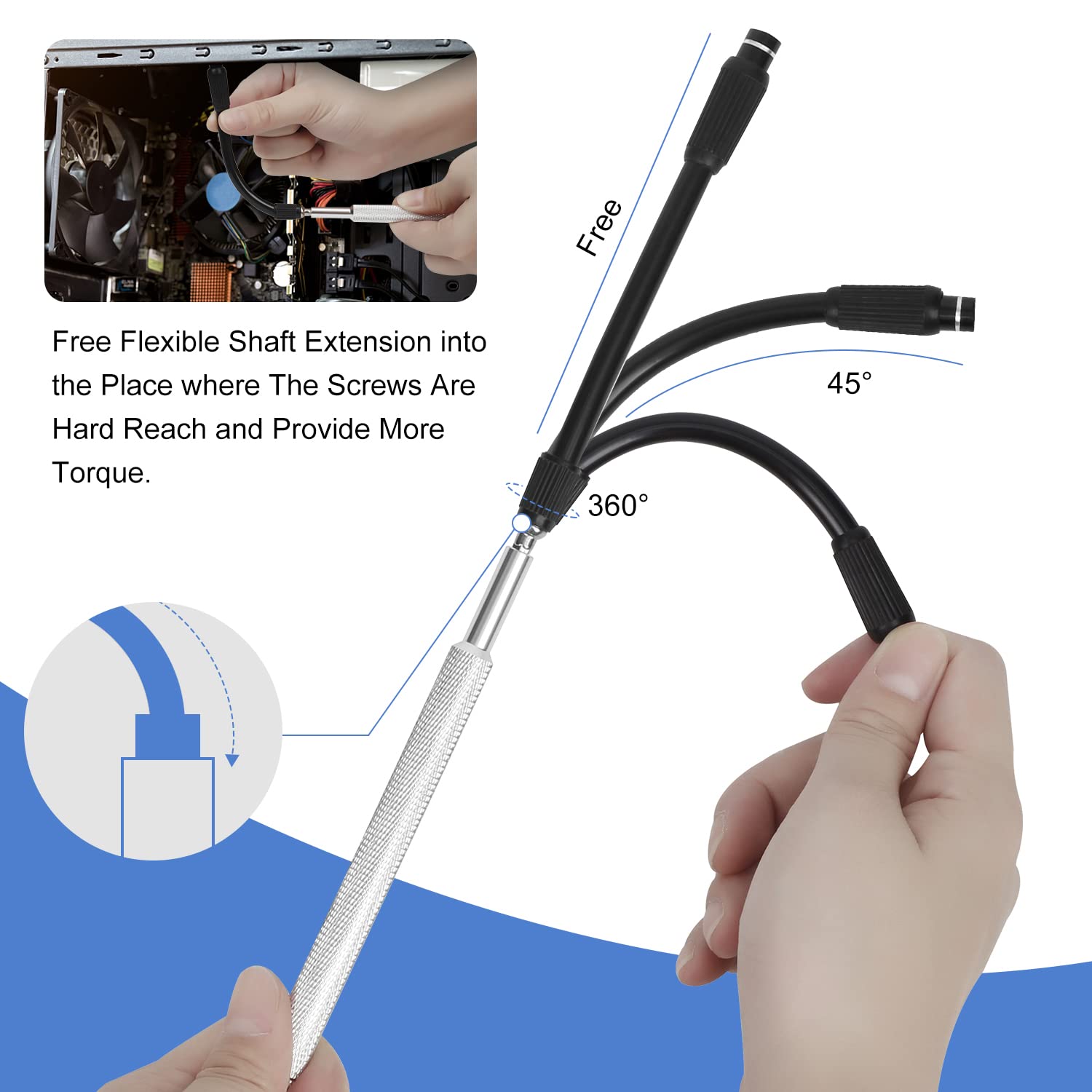 HEXADRC 120 in 1 Electronics precision screwdriver set repair small tool kit with Portable Bag for iPhone MacBook Camera Glasses Computer Laptop PC Tablet PS4 Xbox Nintendo Game Console RC Car Drone