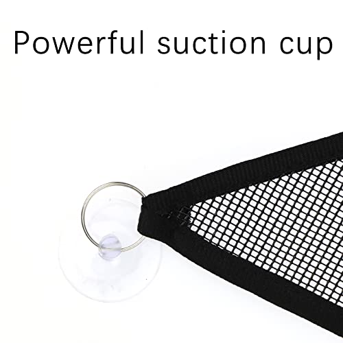 Nuatpetin 2 Pairs Reptile Hammock, 2 Sizes Bearded Dragon Hammocks Breathable Mesh Habitat Climbing Terrarium Accessories, Triangle Stable Lizards Lounger for Bearded Dragon Lizard Chameleon Snakes