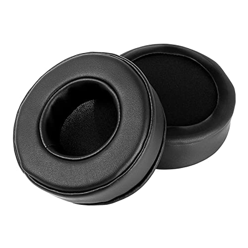 TaiZiChangQin Ear Pads Cushion Memory Foam Replacement Compatible with Pioneer HDJ-X5 HDJ-X7 DJ HDJ-X10 Headphone ( Protein Leather Earpads )