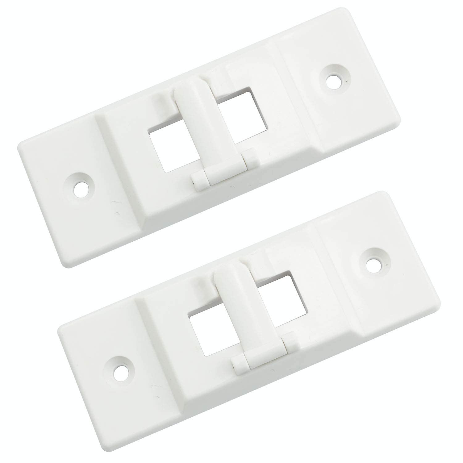 JCBIZ 2pcs Light Switch Guards Single Control Wall Plate Toggle Switch Protection Cover Children Safety Switch Lock Prevent Accidental Turn On or Off White