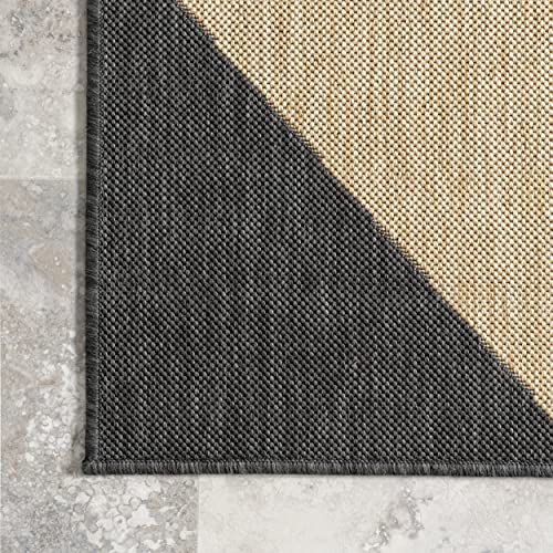 nuLOOM Loretta Transitional Diamond Indoor/Outdoor Area Rug, 4x6, Dark Grey