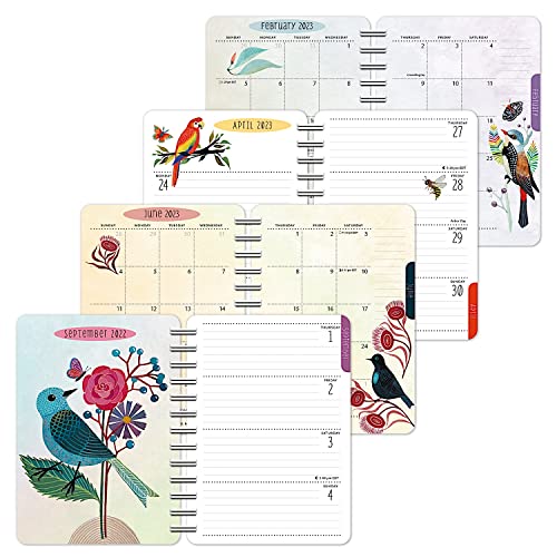 Geninne Zlatkis 2022 - 2023 On-the-Go Weekly Planner: 17-Month Calendar with Pocket (Aug 2022 - Dec 2023, 5" x 7" closed): Birds of a Feather