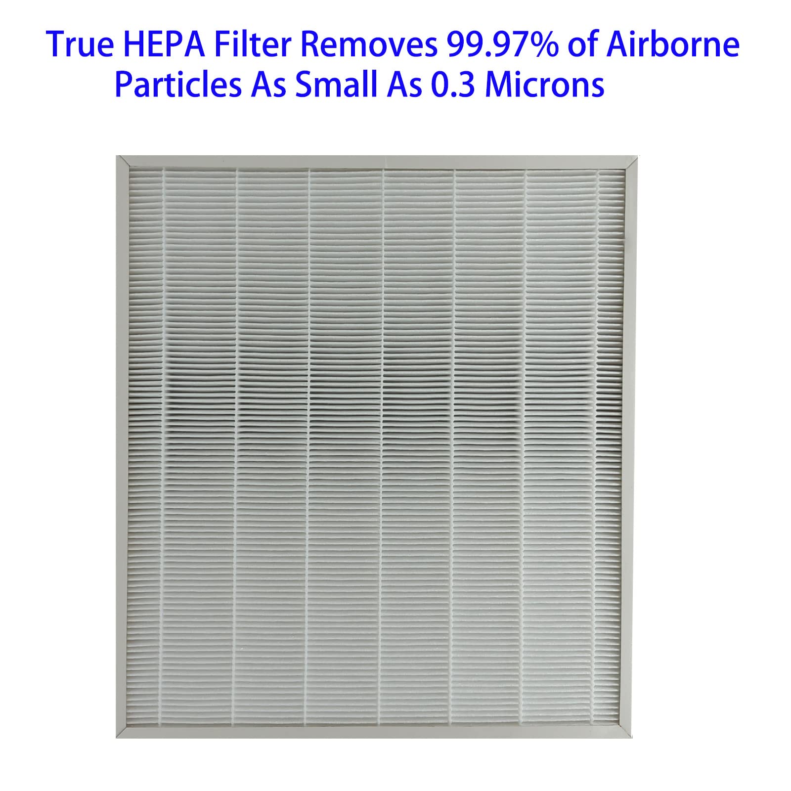 HE4FKPET Replacement Filter Fit for Shark HE400 HE401 HE402 HE405 Models 4-Fan Air Purifier, Replacement Part HE4FKPET
