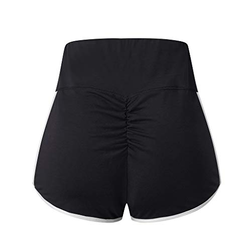 JMMSlmax Yoga Shorts Set for Women High Waist Capris Workout Women's Basic Slip Bike Gym Lifting Booty Workout Running Shorts