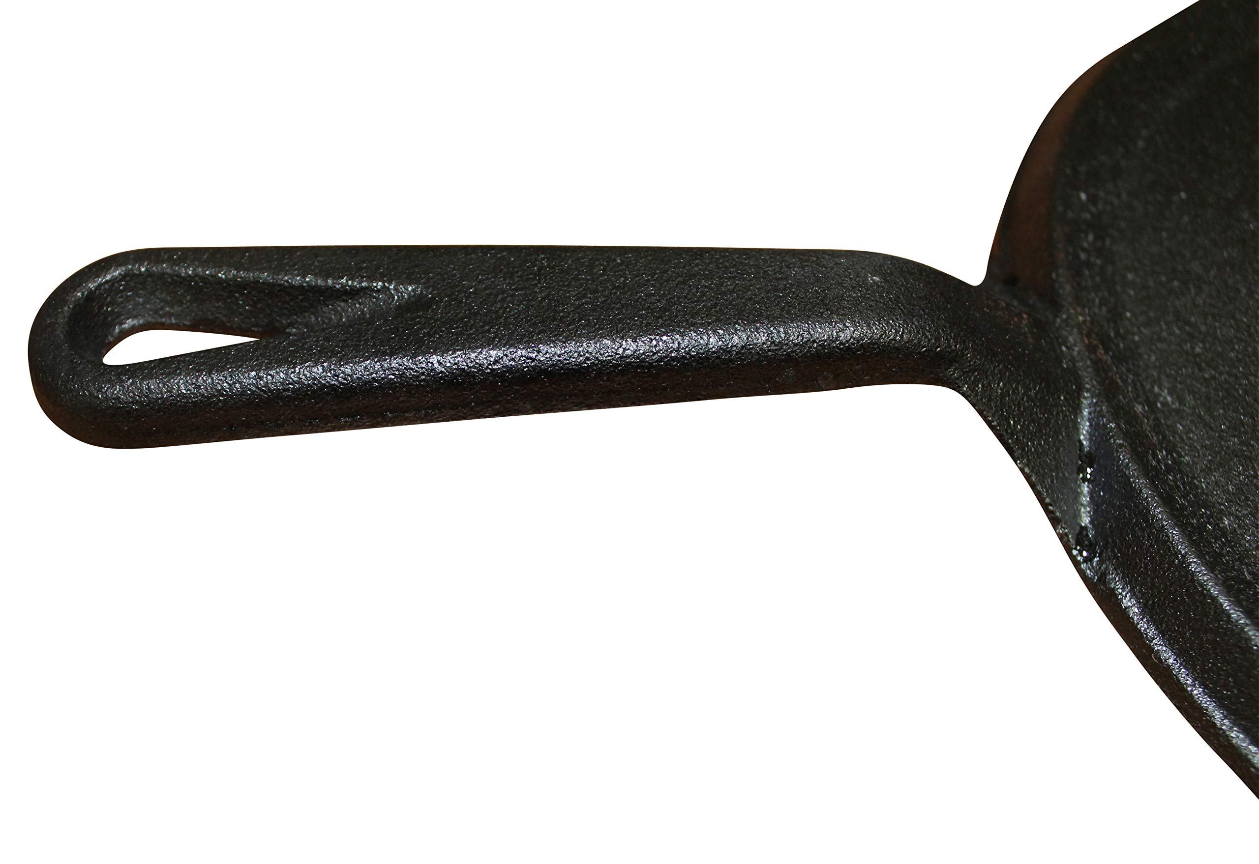 IMUSA USA Preseasoned Cast Iron Comal 9.5-Inch, Black