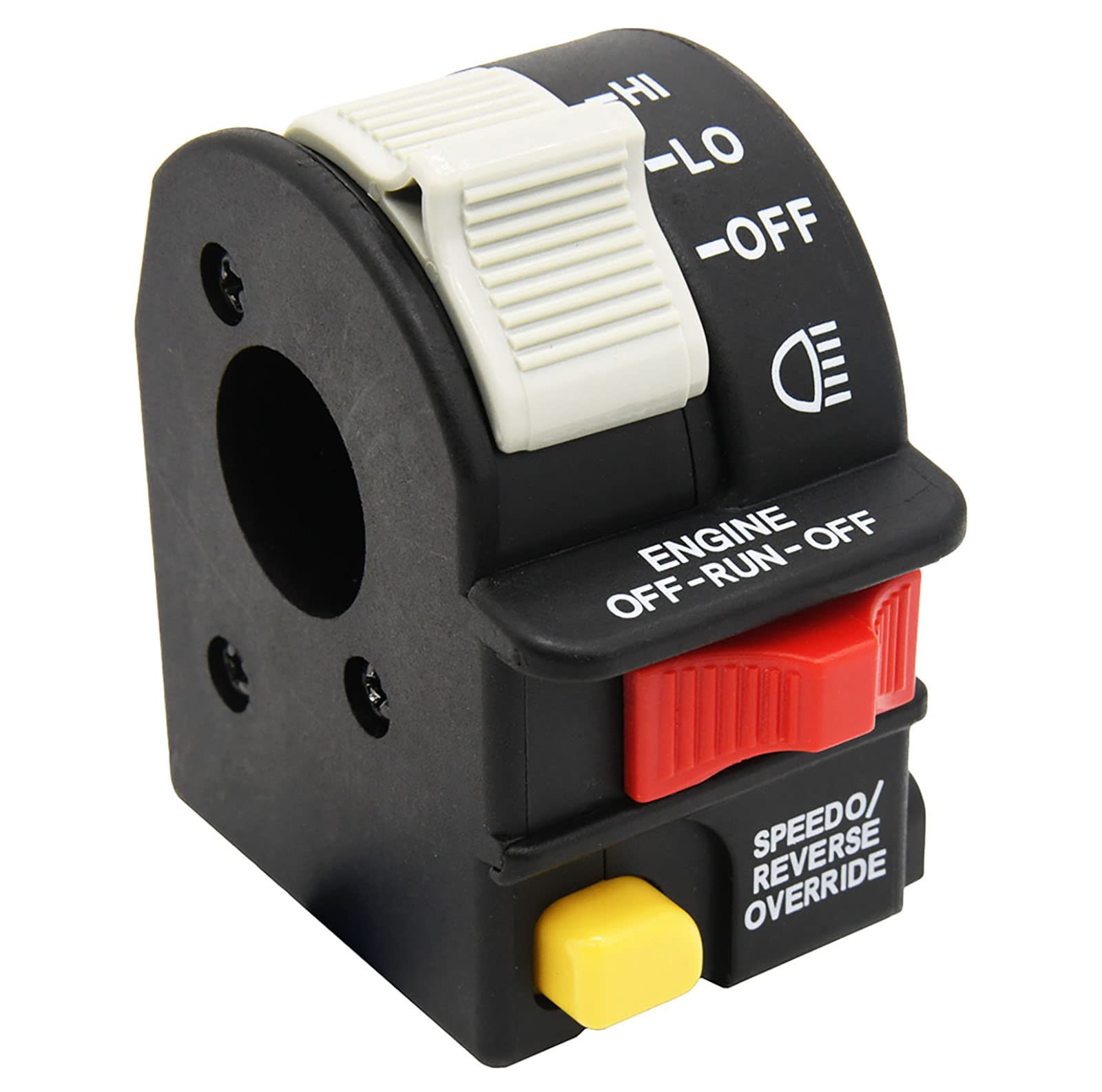 Handlebar Light Switch Assembly,Light Kill Stop Switch Replace for 06-14 Polaris Sportsman 400 500 700 800 Replace Polaris 4011835 4010591 4010560 2010340 4010592 4011385