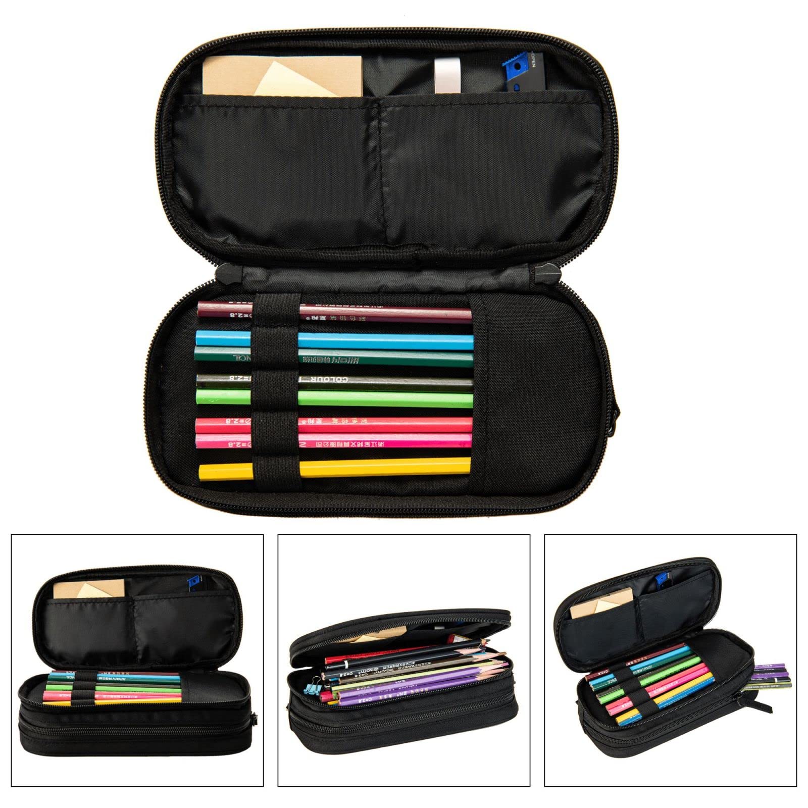 FUISSE Wednesday Backpack 17 Inch Laptop Bag Teen Backpack With Travel Bag, Lunch Bag, Pencil Case Combo Set-2, One Size