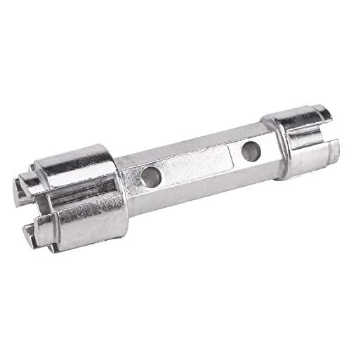 Houstawax 2 IN 1 Tub Drain Remover Wrench Aluminum Dumbell Wrench Tub Drain Tool Kitchen Sink Baskets Wrench Bathtub Drains Wrench Heavy Duty