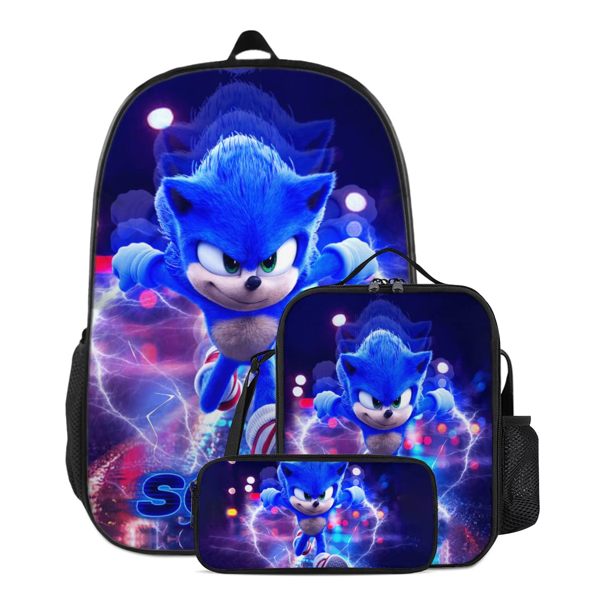 SHEFDVEG Cute Blue Backpack For Travel Laptop Daypack 3d Print Bag For Boys And Men