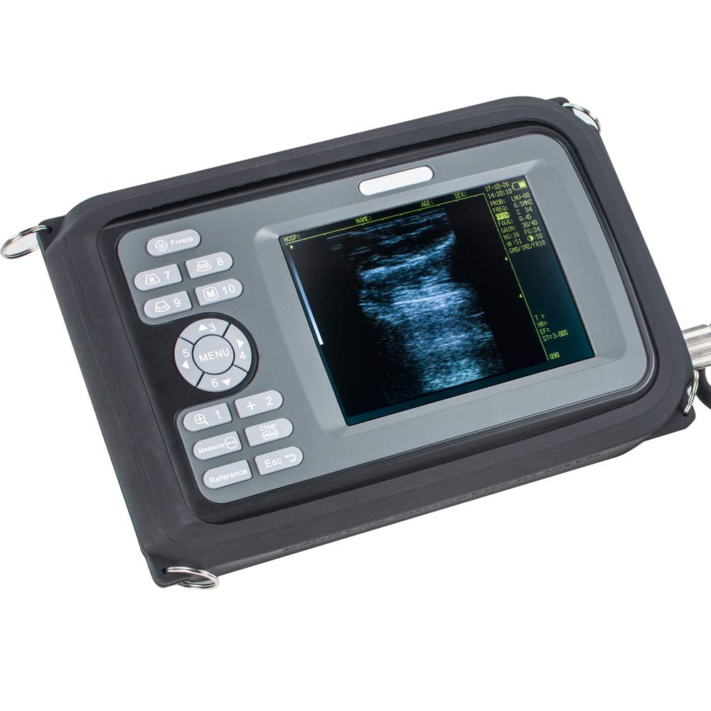 Veterinary Ultrasound Scanner HandScan V8 for Pregnancy Digital Veterinary Ultrasonic Scanner Machine with Convex Probe for Farm Animals Pet - US New Version