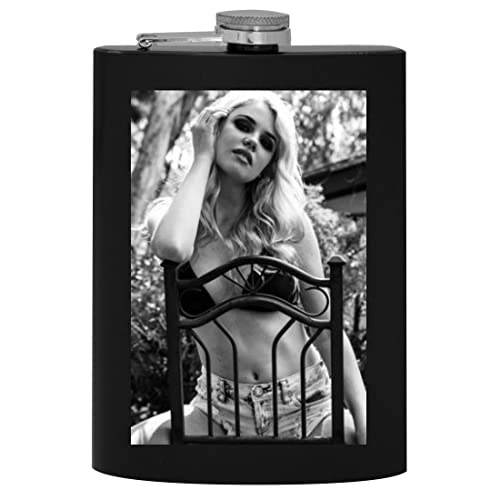 FC Carino B35Y22D63W0403447M07T32C02S27-8oz Black Hip Alcohol Drinking Flask PDI #PIDP403447