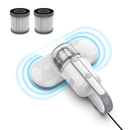 TASVAC Bed Vaccum Cleaner, Mattress Vacuum, Corded 2-in-1 Handheld Vacuum for Bed with 15Kpa Strong Suction and Low Noise, Vacuum of Bed Mattress Sofas, Pet Hair and Carpets