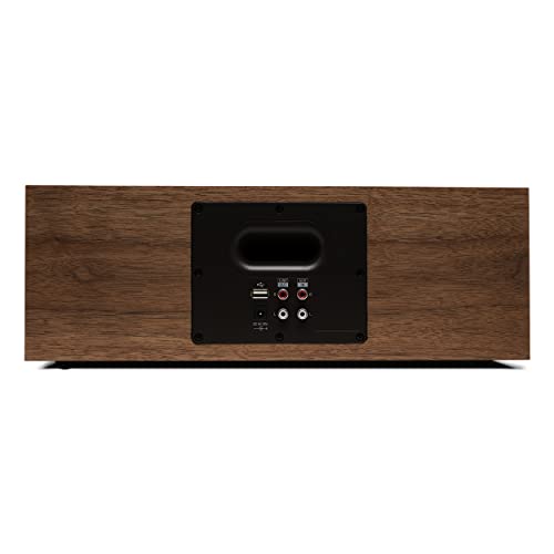 Grace Digital Mondo Elite Duo Smart Internet Radio, Bluetooth, Wi-Fi, 7-Day Alarm β Microphone Free (Walnut)