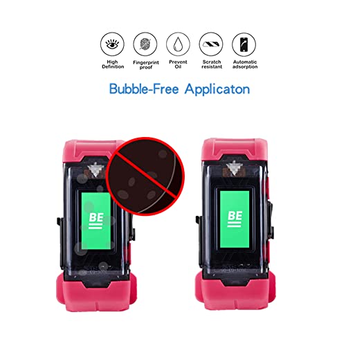 MIHENCE Compatible for Bandai Vital Bracelet BE Screen Protector, HD Premium Real Screen Protector for Vital Bracelet BE [ 3PCS ] [ TPU ]