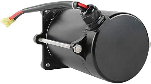 New 12 Volt Salt Spreader Motor Compatible with/Replacement For Buyer 1400601SS 1400701SS 2.5-4.5 Cubic YD Conveyor 3016309 4.606in OD, 0.748in Shaft OD, 10.669in Length