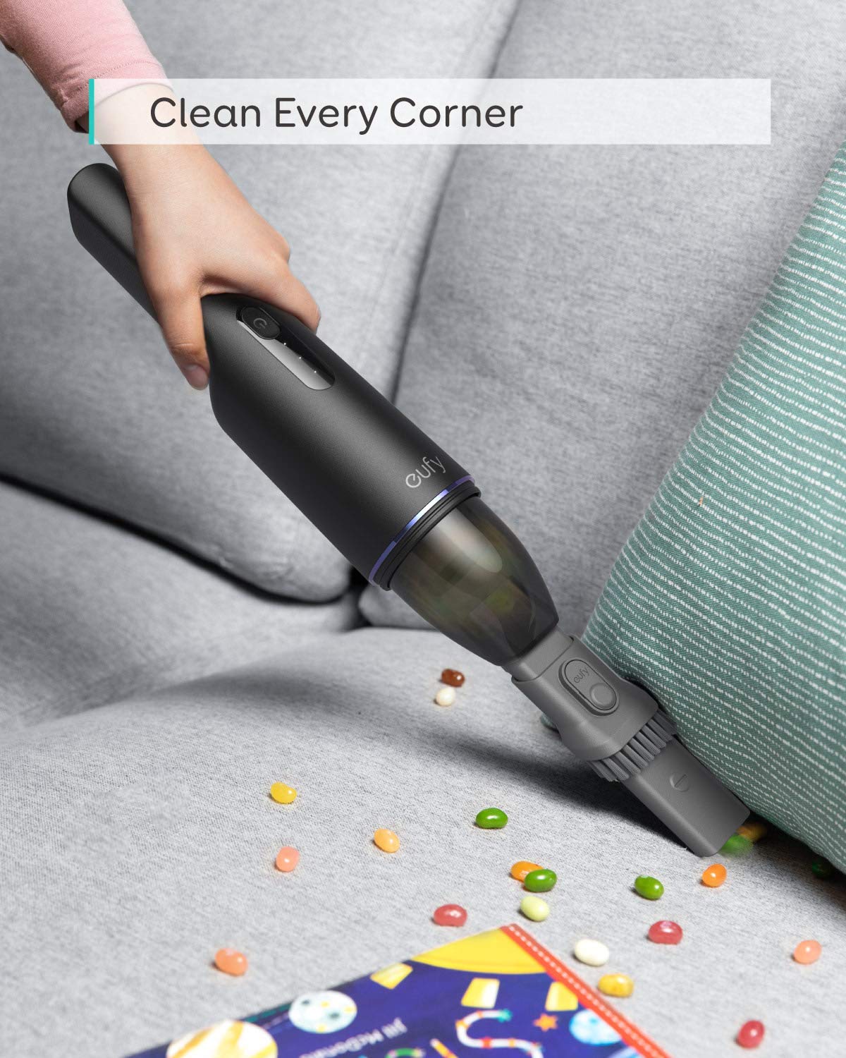 eufy by Anker, BoostIQ RoboVac 11S (Slim), Robotic Vacuums丨HomeVac H11, Cordless Handheld Vacuum Cleaner, Handheld Vacuums