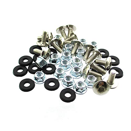 TC-Motor M6 x 16 Plastic Fender Bolt Washer Nut Screw Kit For 50cc 70cc 90cc 110cc 125cc ATV Quad 4 Wheeler