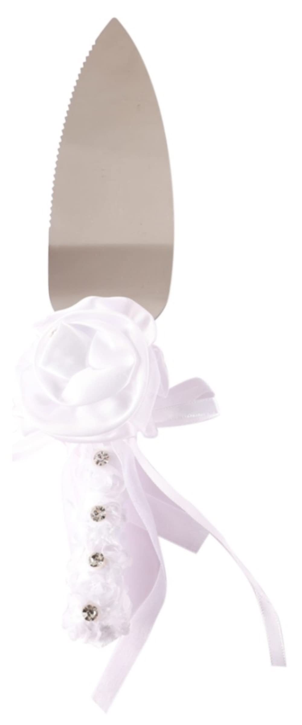 HE ANDI 2 Piece Vintage Style Wedding Cake, Birthday Cake, Divider Set. (White2)