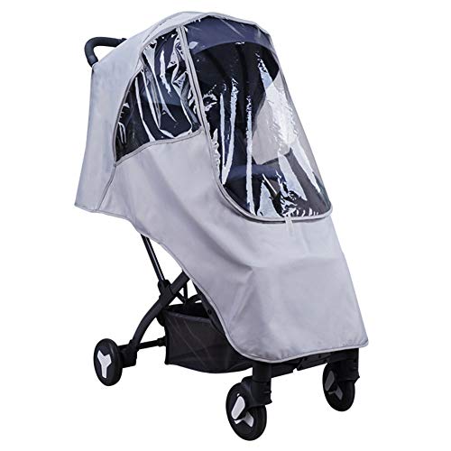 FAMKIT Baby Buggy Rain Cover Stroller Waterproof Rain Cover EVA Stroller Accessories Universal Wind Dust Shield