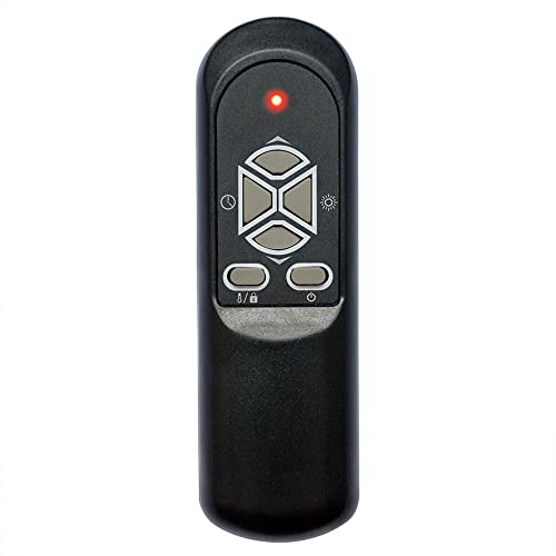 LifeSmart LifePro 1500 Watt High Power 3 Mode Programmable Space Heater with 6 Quartz Infrared Element, Remote, and Digital Display, Black