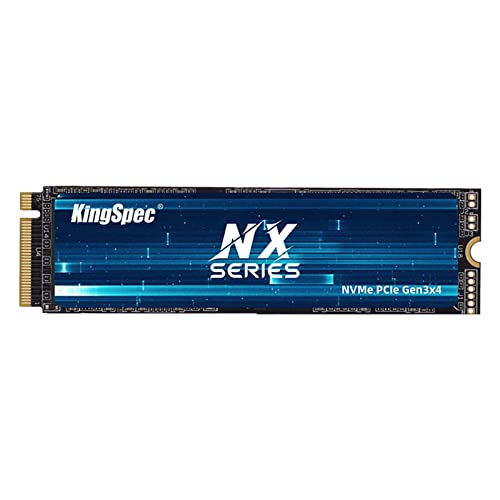 KingSpec 512GB M.2 PCIe SSD 2280, up to 3500MB/s, Internal M2 NVMe Gen 3 Hard Drive with 3D NAND Flash, Compatible with Laptop & PC Desktop