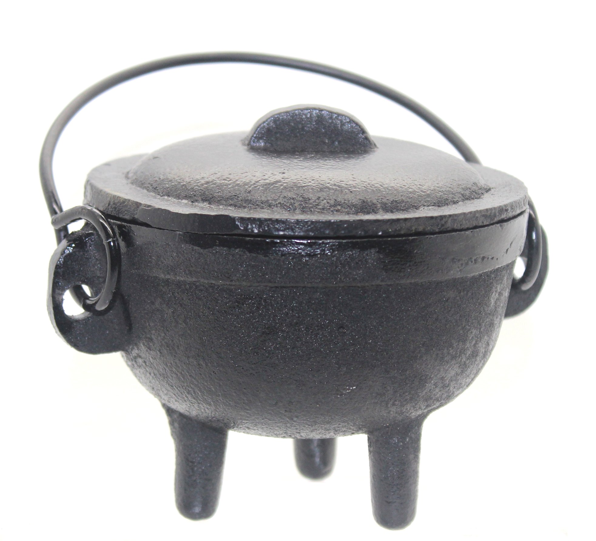 Govinda - Cast Iron Cauldron: 4 1/2" Diameter Plain