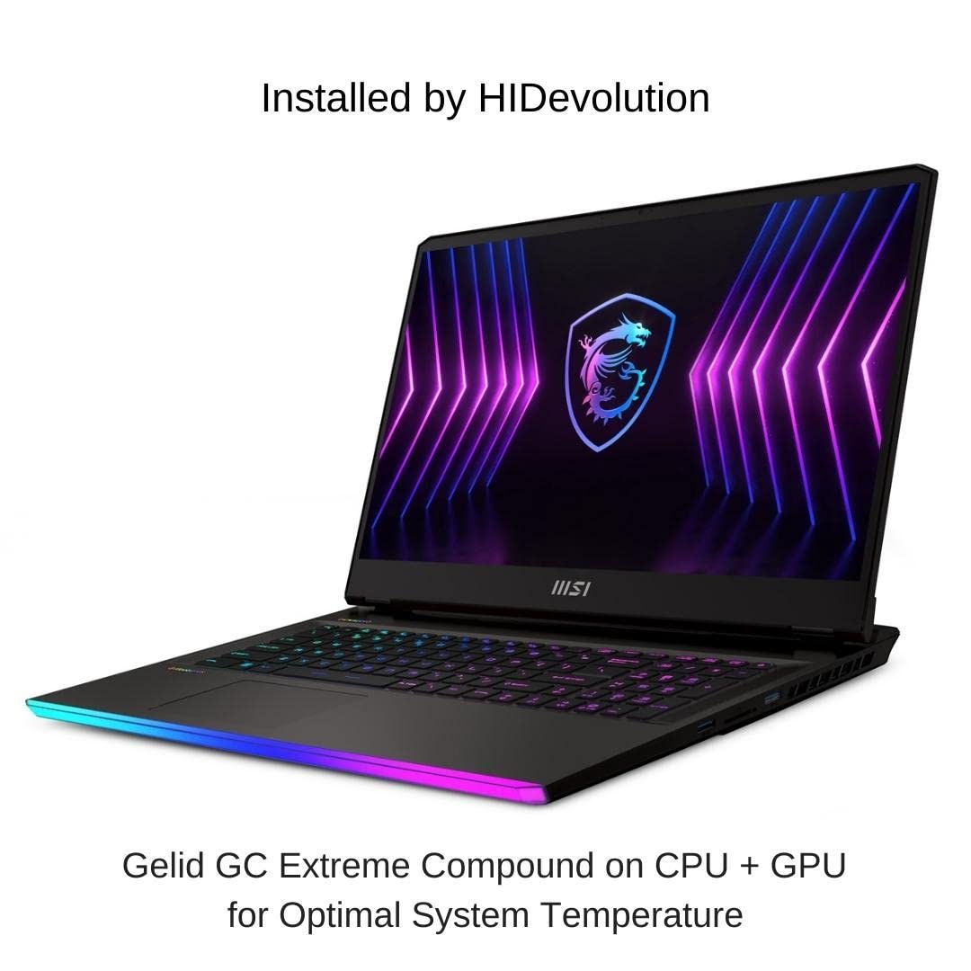 HIDevolution MSI Raider GE77HX 12UGS 17.3" QHD 240Hz, 1.5 GHz i7-12800HX, RTX 3070 Ti, 32 GB 4800MHz RAM, 2 TB PCIe SSD