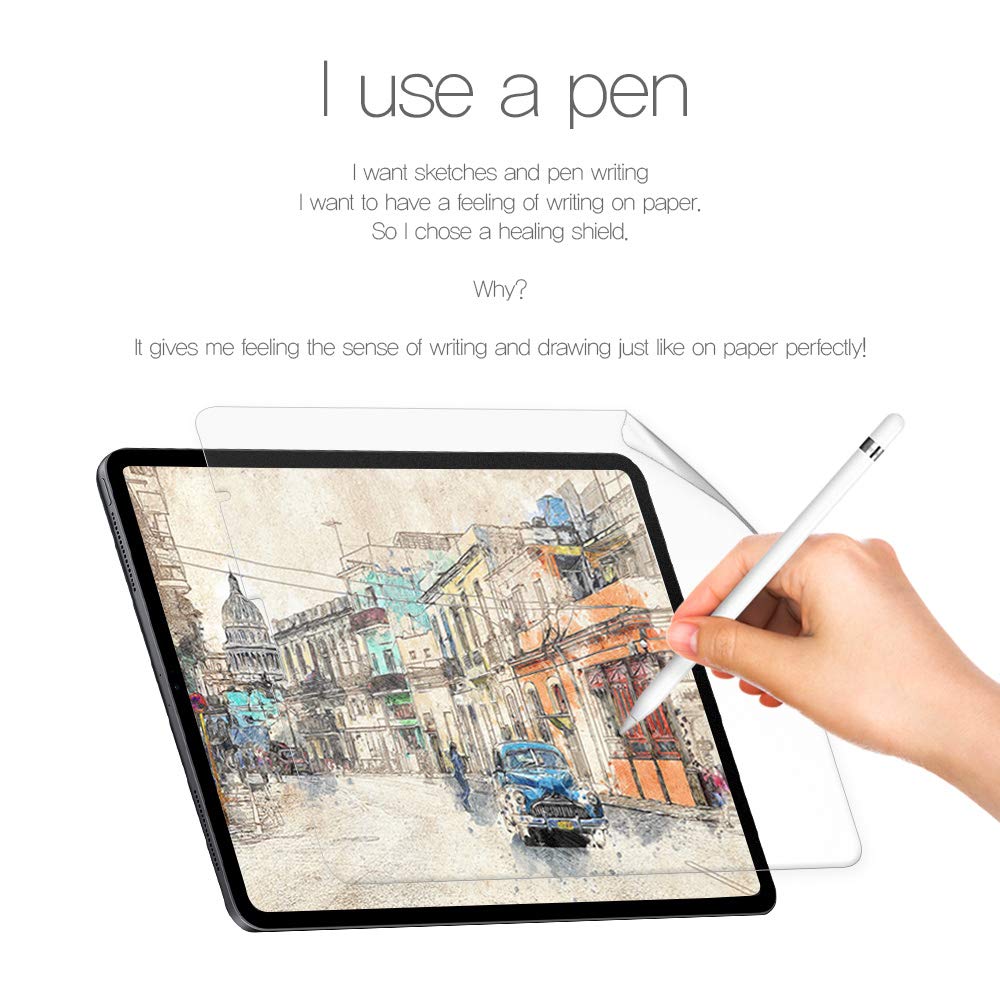 Healing Shield Screen Protector Compatible for Huion KAMVAS Pro 13 (2.5k) Light Anti Glare Paper Texture Feeling Matte Film KamvasPro13