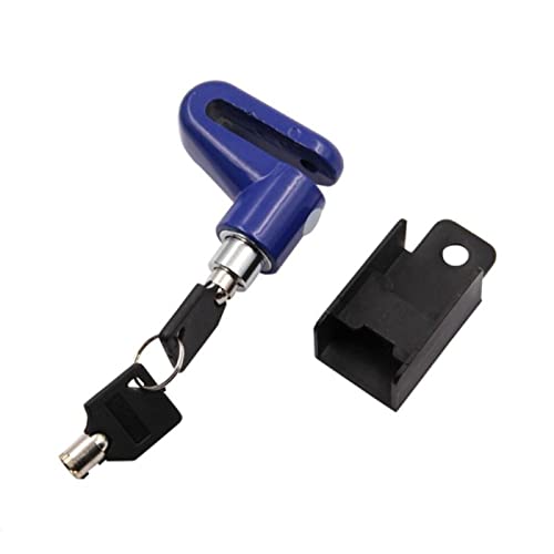 Gatides Bike Lock Motorcycle disc Brake Lock Motorcycle Lock Anti-Theft Lock New disc Brake Lock Modified Accessories Bicycle Chain (Color : Blue)
