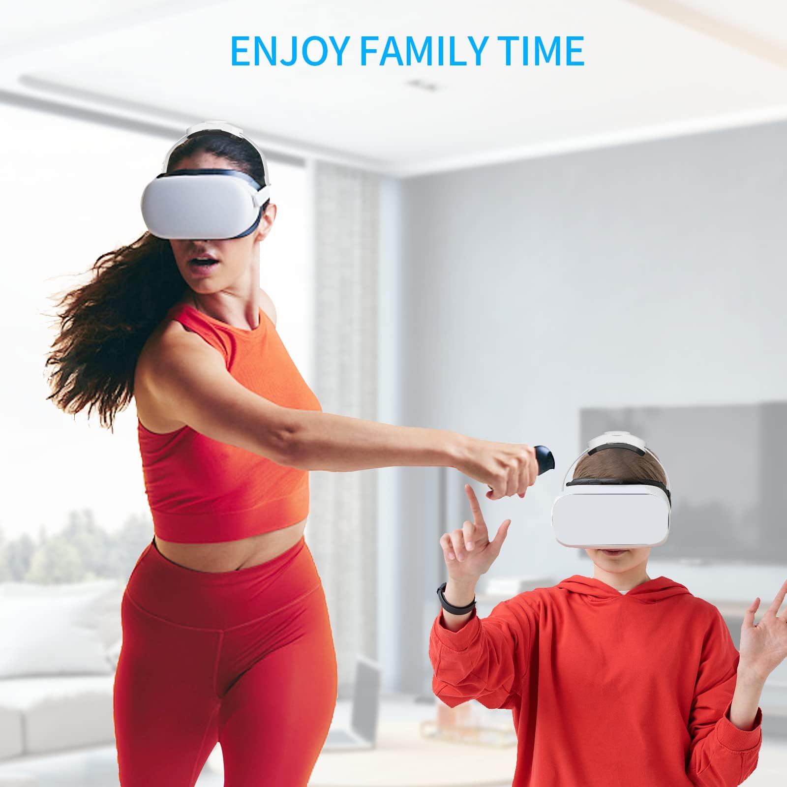 Head Strap with Battery for Oculus Quest 2, 7500mAh Extend 7hrs Playtime, Adjustable Comfort Elite Head Strap Replacement, Lightweight Design and Enhanced Support in VR for Oculus/Meta Quest 2