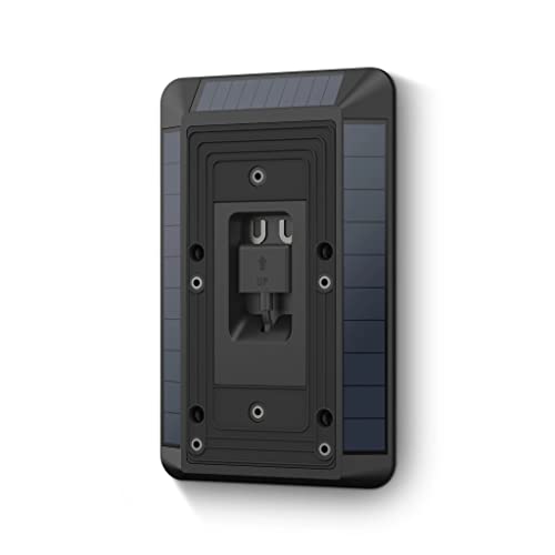 Ring Solar Charger for Battery Doorbells - Video Doorbell 3, Video Doorbell 3 Plus, Video Doorbell 4, Battery Doorbell Plus