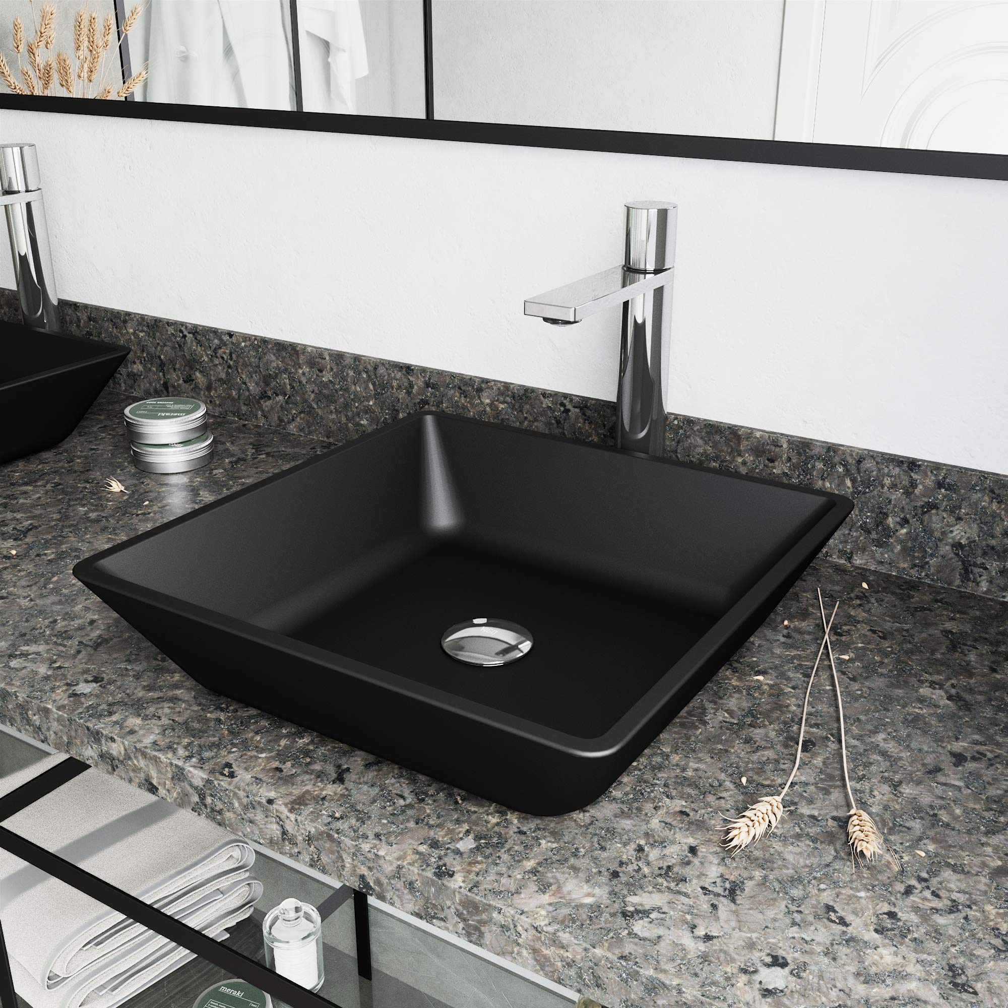 VIGO Gotham 12'' H Single Handle Single-Hole Bathroom Vessel Faucet in Chrome-VG03029CH